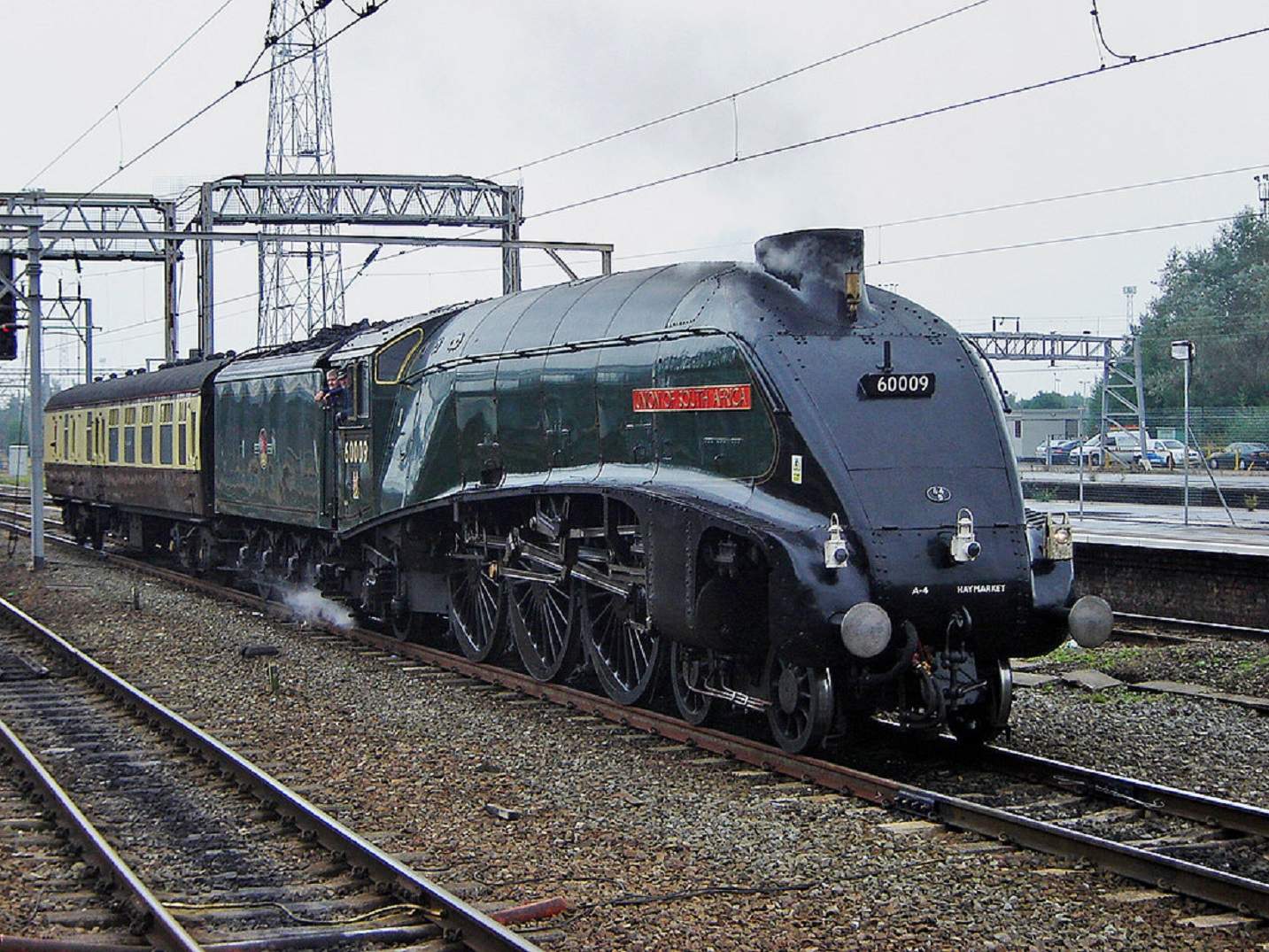 Solve LNER Class A4 4-6-2 60009 Union of South Africa at Crewe. jigsaw ...