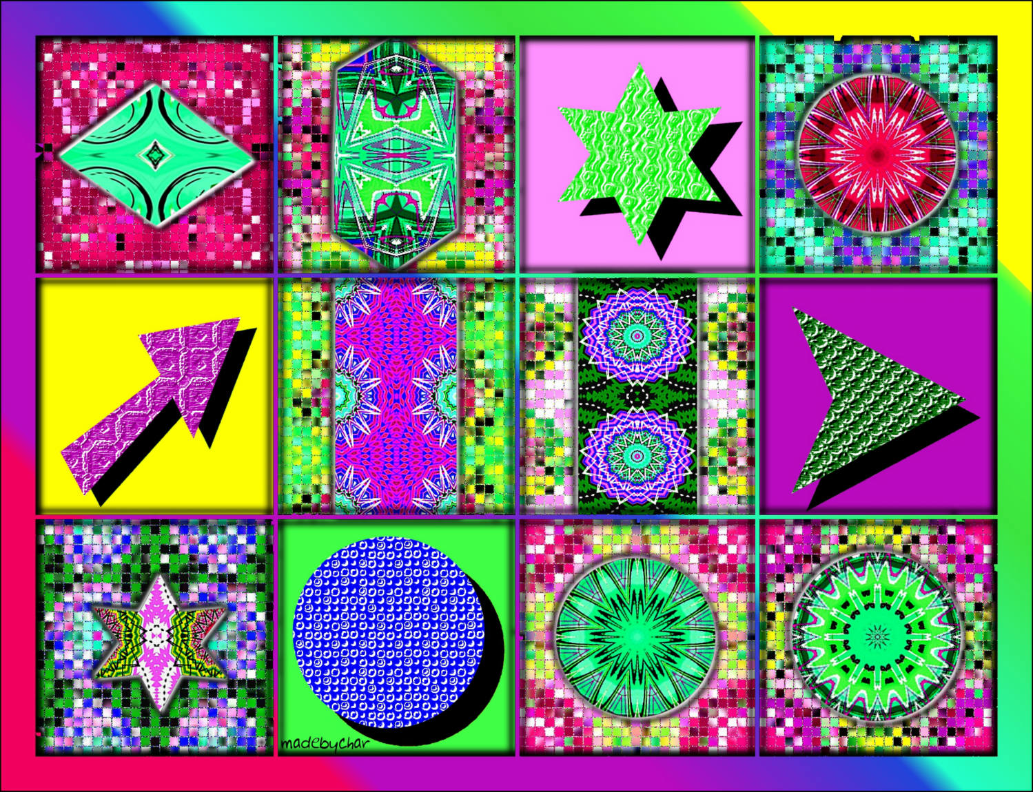 Solve Shapes jigsaw puzzle online with 180 pieces