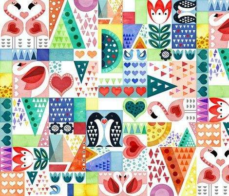 Solve LOVE BIRDS jigsaw puzzle online with 42 pieces