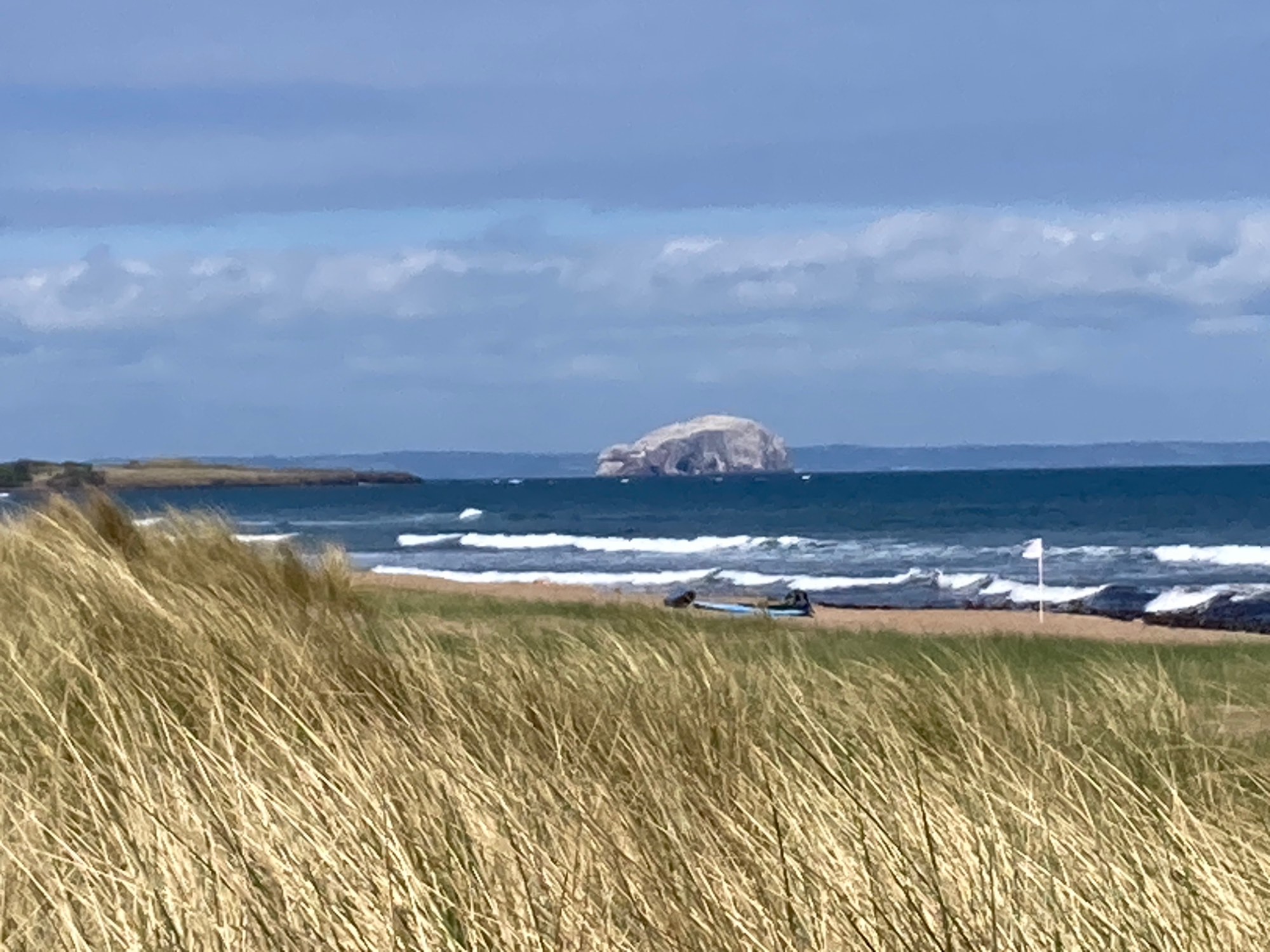 Solve The Bass Rock from John Muir country park, Dunbar jigsaw puzzle ...