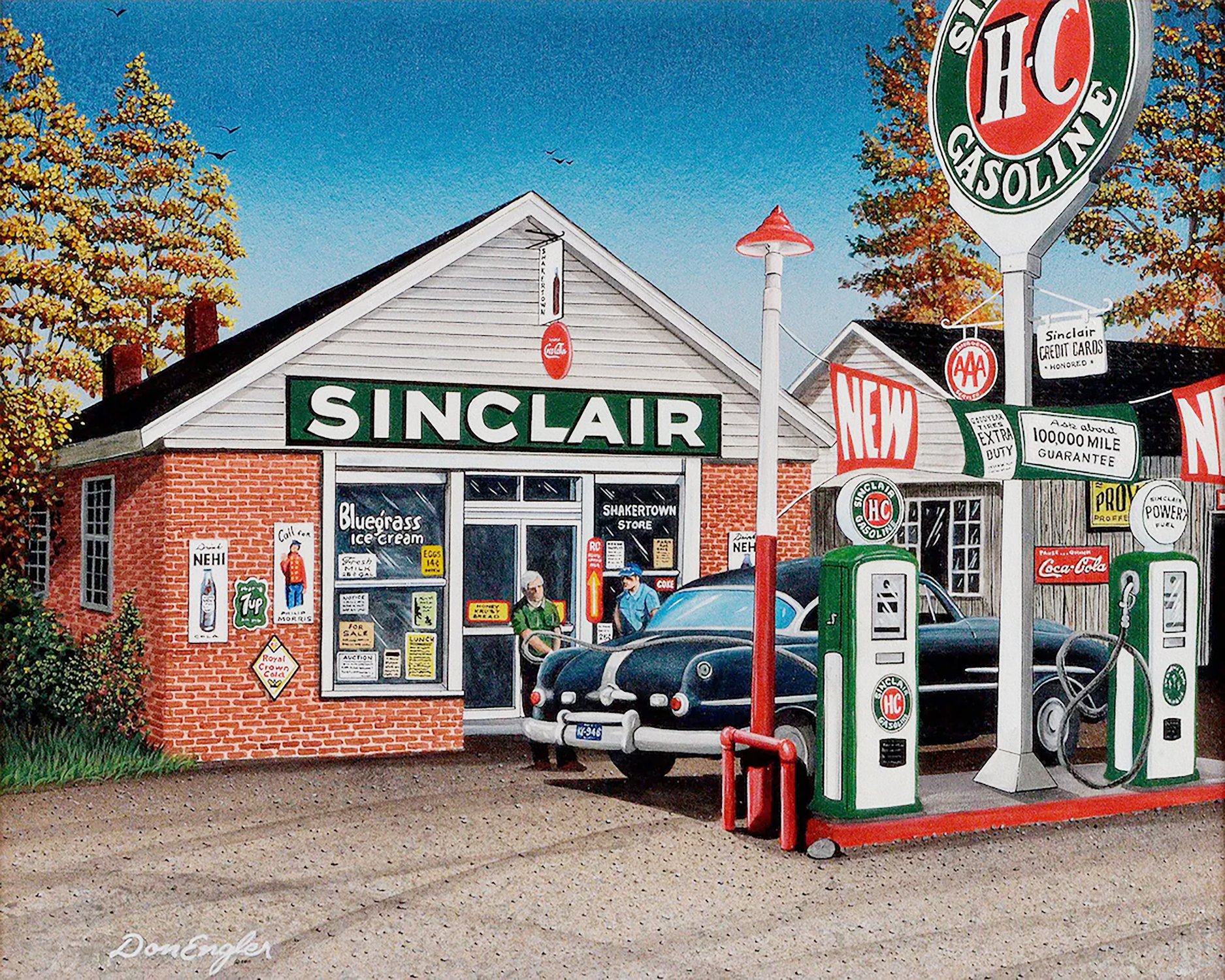 Solve Sinclair gas station jigsaw puzzle online with 357 pieces