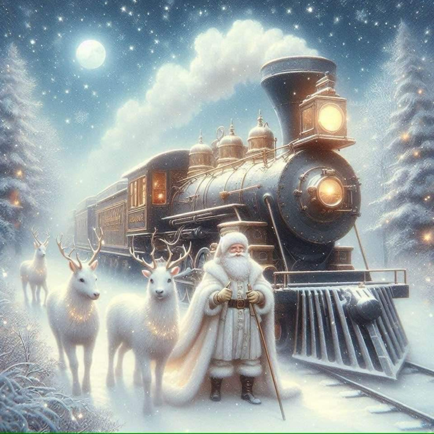 Solve Taking The Polar Express jigsaw puzzle online with 64 pieces