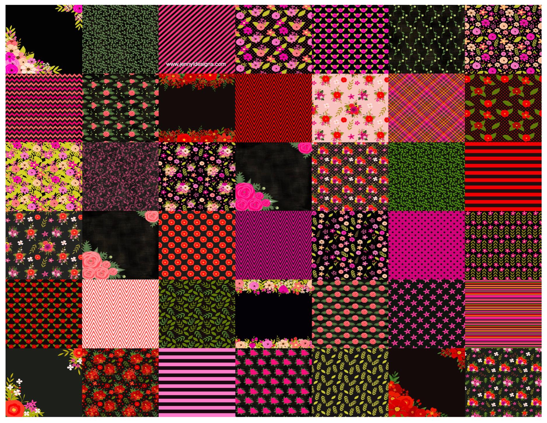 Solve Scrapbook Paper Jenny L Designs 1 jigsaw puzzle online with 180 ...