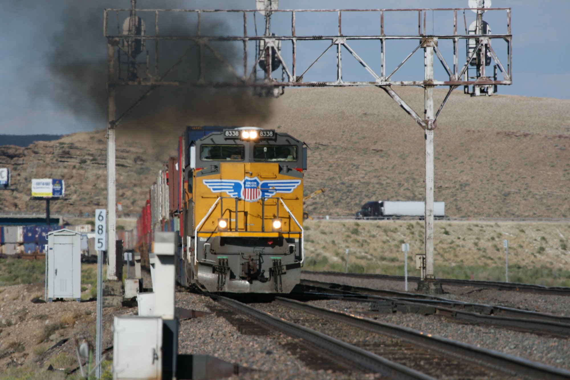 Solve The Union Pacific 8338 Climbing a Slight Grade in Rawlings ...