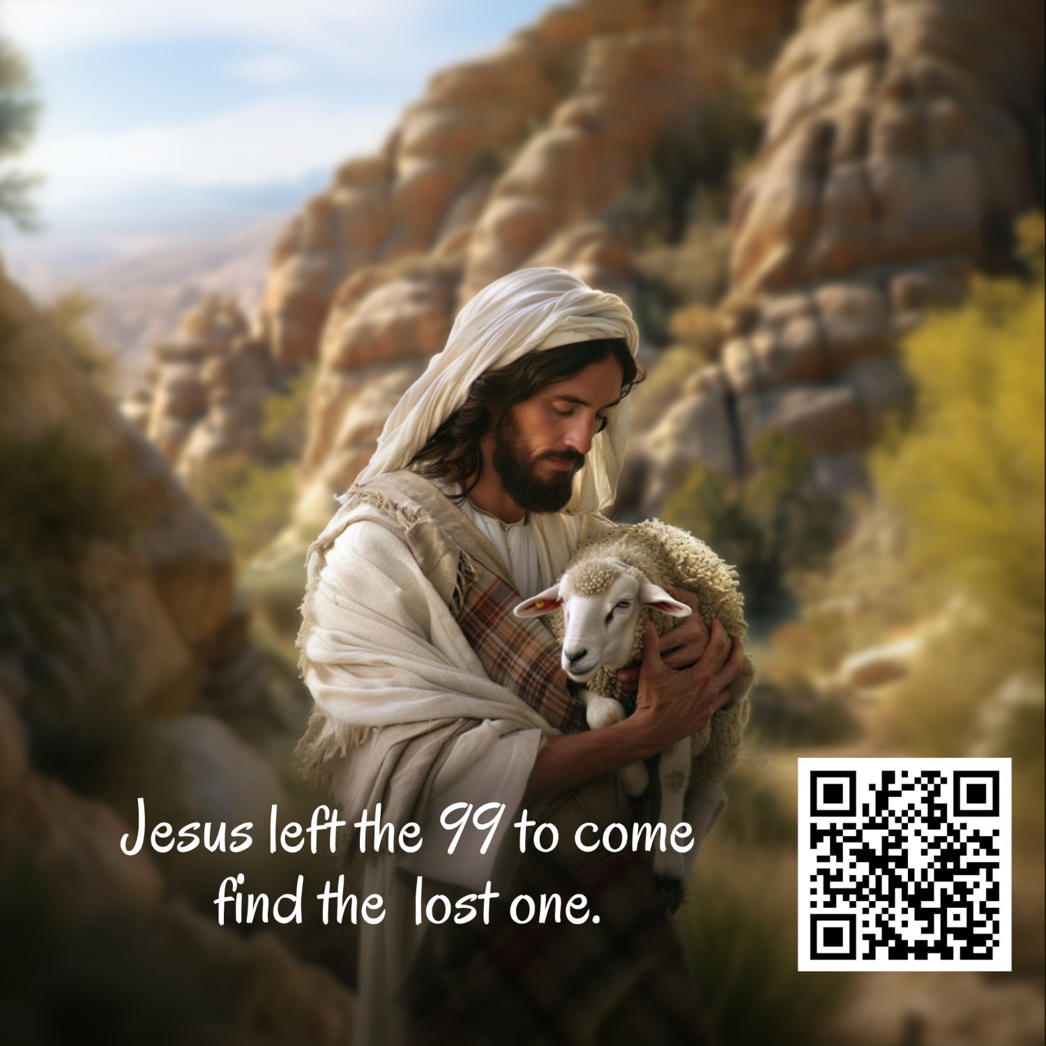 Solve Yeshua and sheep, Jesus left the 99 to find me jigsaw puzzle ...