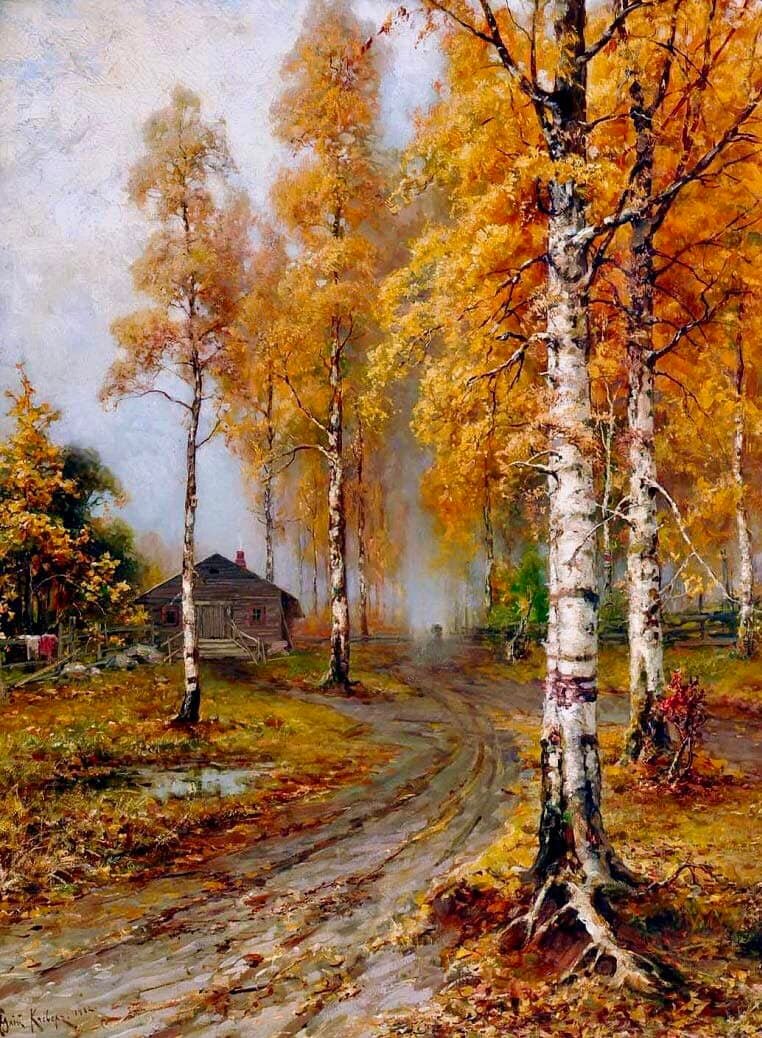 Solve autumn forest jigsaw puzzle online with 108 pieces
