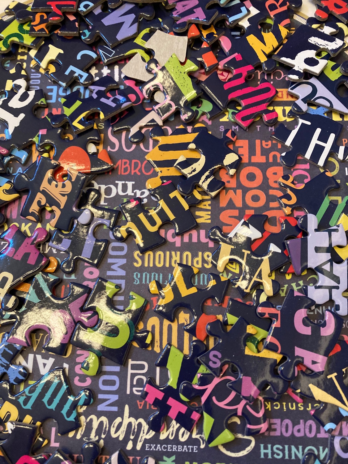 Solve Puzzle of Words jigsaw puzzle online with 80 pieces