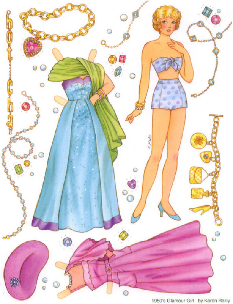 Solve Paper Doll jigsaw puzzle online with 80 pieces