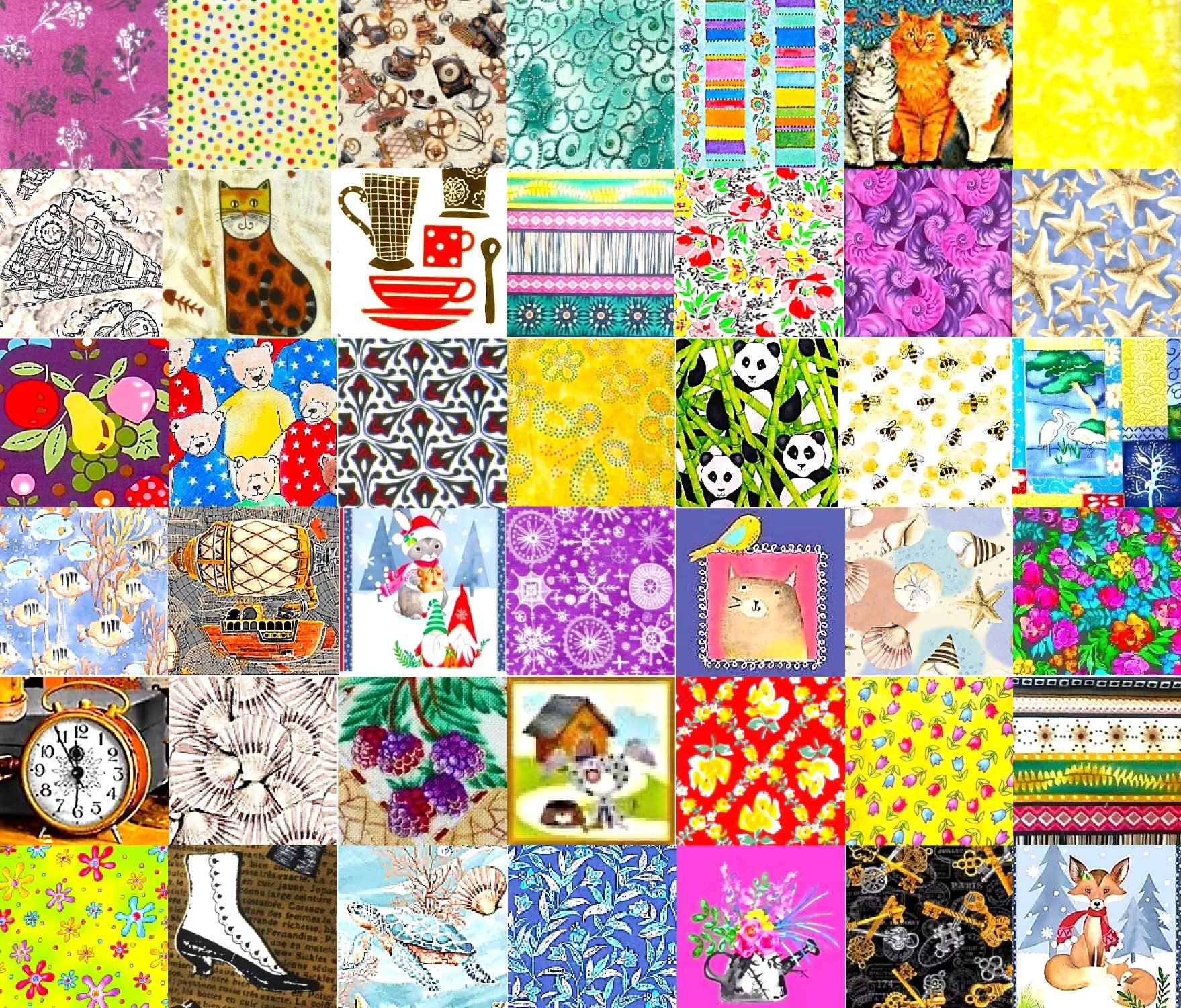 Solve PATCHWORK BLANK QUILTING 9 jigsaw puzzle online with 255 pieces