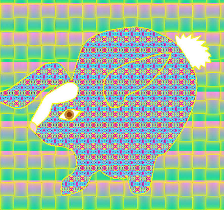 Solve BUNNY RABBIT jigsaw puzzle online with 25 pieces