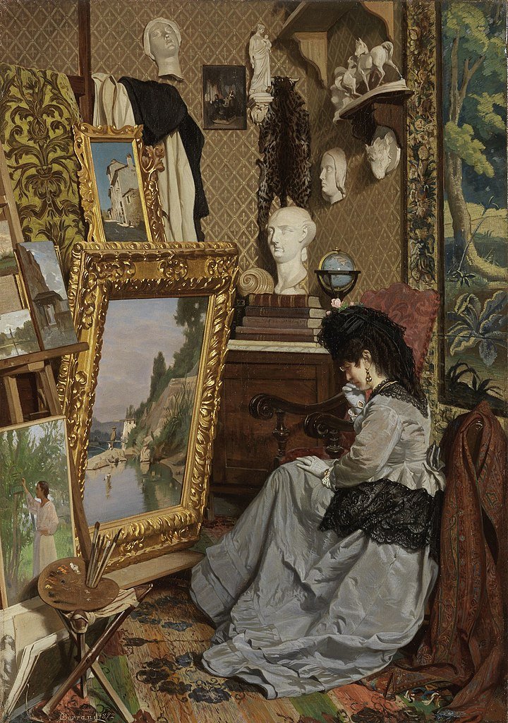 Jigsaw Puzzle | 117 pieces | "A visit to my atelier" | Jigidi