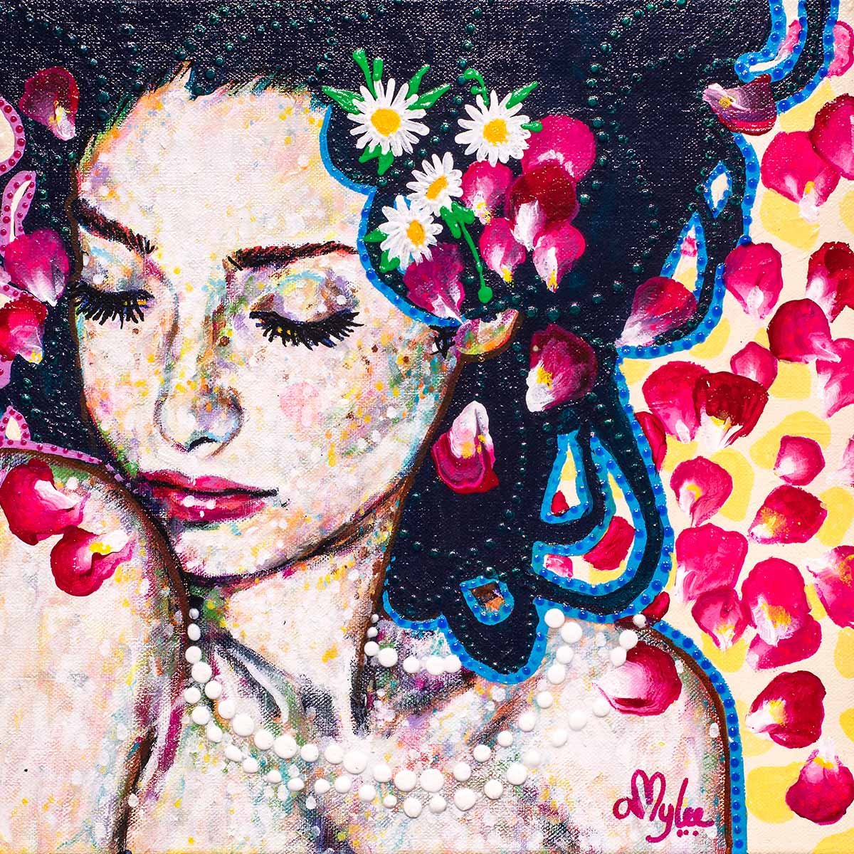 Solve Amy Lee Artwork - 'Chloris' jigsaw puzzle online with 49 pieces