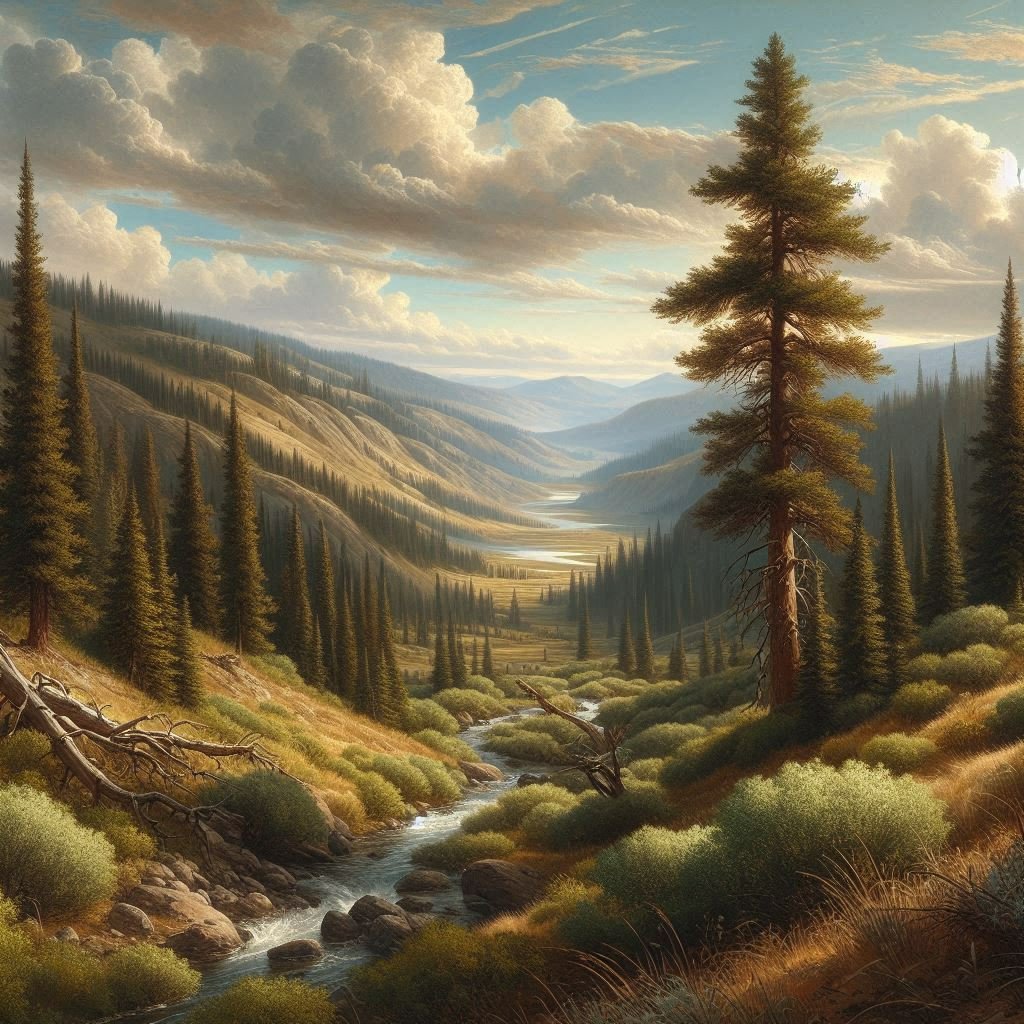 Solve Down In The Valley. jigsaw puzzle online with 225 pieces