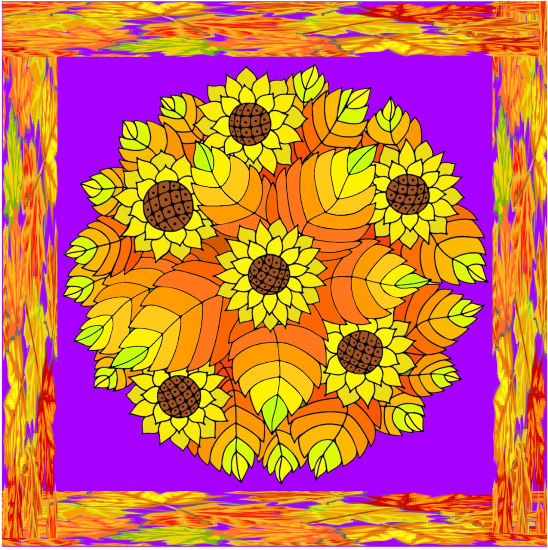 Jigsaw Puzzle | 16 pieces | fall sunflower | Jigidi