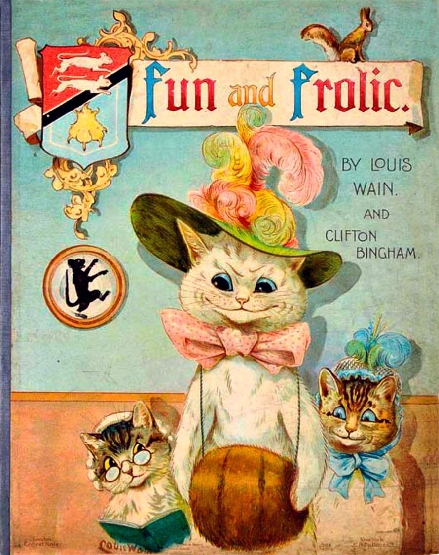 Solve Fun and Frolic, 1902, illustrated by Louis William Wain (English ...