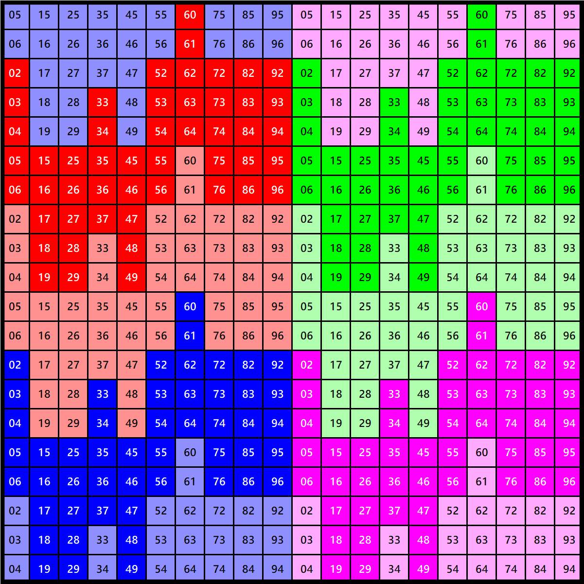 Solve Number 1082 tessellation 400 jigsaw puzzle online with 400 pieces