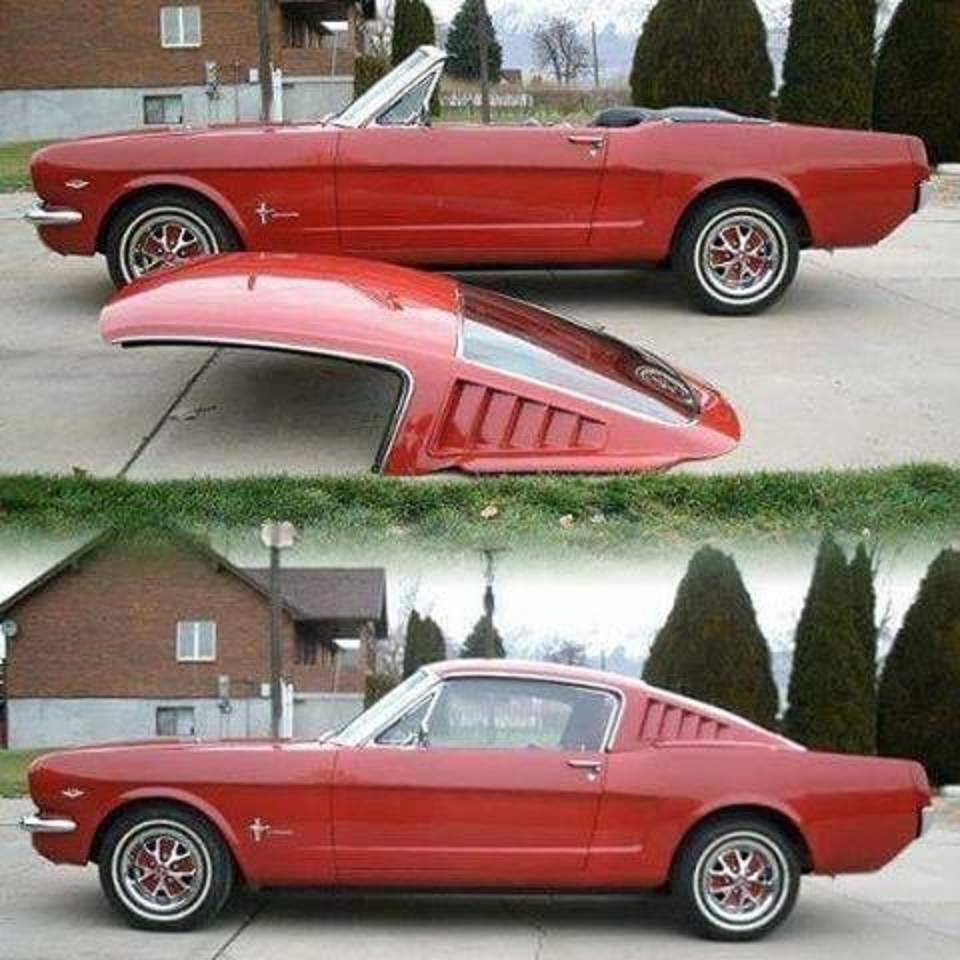Solve 1966 Ford Mustang Fastback convertible jigsaw puzzle online with ...