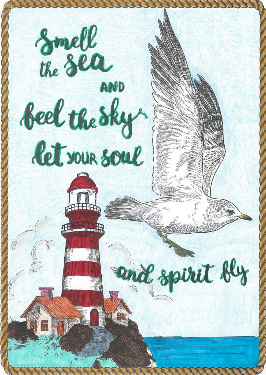 Solve Smell the sea jigsaw puzzle online with 204 pieces