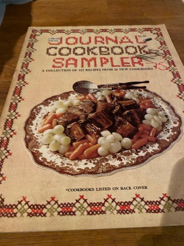 Solve Journal cookbook sampler jigsaw puzzle online with 20 pieces