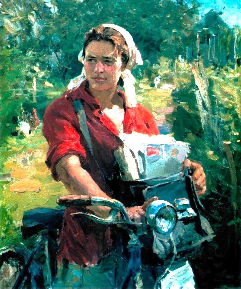 Solve Fedor Shapaev - Rural Postman. - Soviet era magazine cover ...