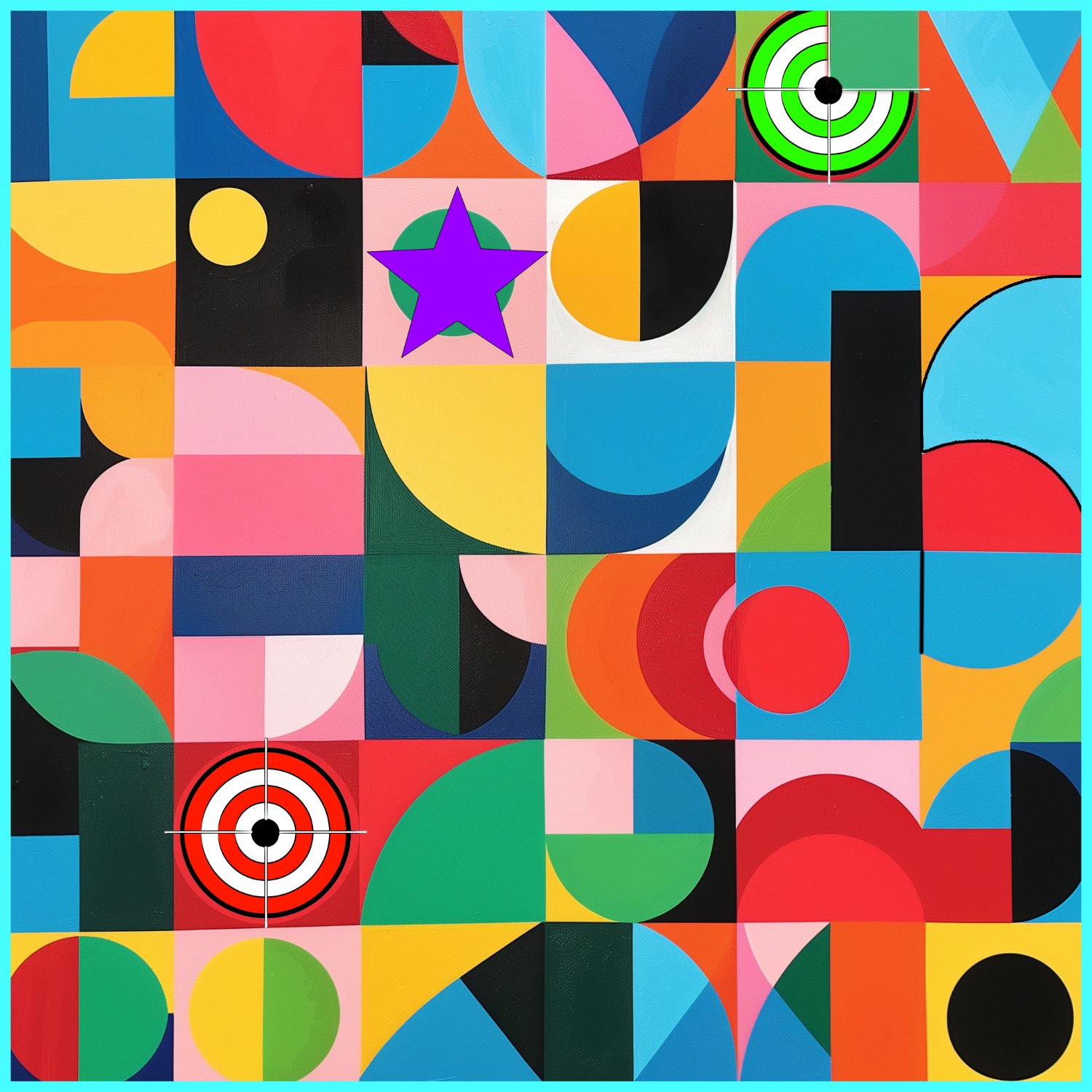 Solve Geometric Shapes jigsaw puzzle online with 225 pieces