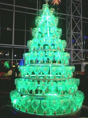 Jigsaw Puzzle | Patron bottle holiday tree at the Gaylord Texan. | 35 ...