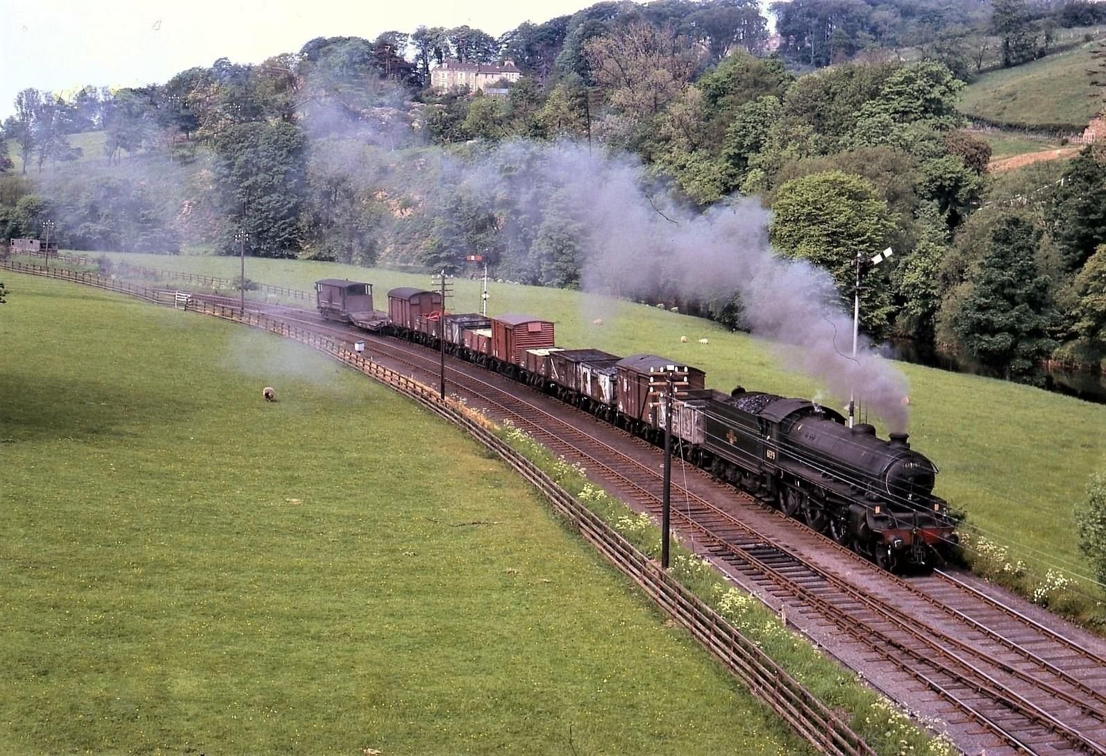 Solve LNER Thompson Class B1 4-6-0 61319 on a mixed goods working ...