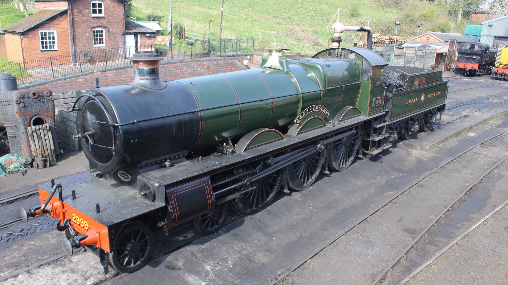 Solve GWR 2900 Saint Class 4-6-0 2999 Lady of Legend at Bridgnorth ...