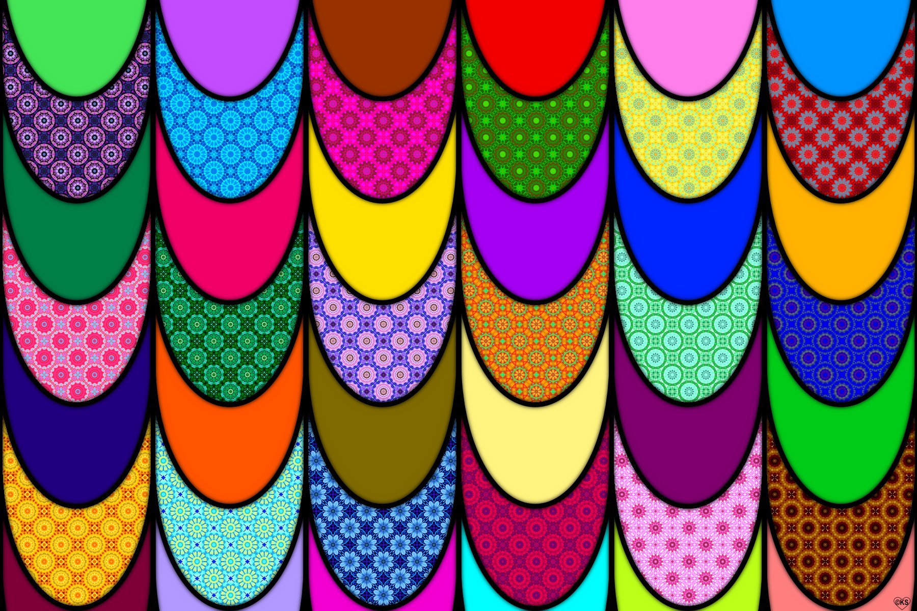 Solve Pattern Swags!! ~ H jigsaw puzzle online with 600 pieces