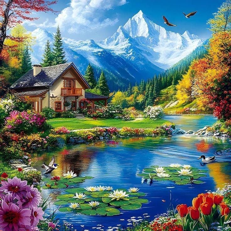 Solve Peace & Quiet jigsaw puzzle online with 64 pieces