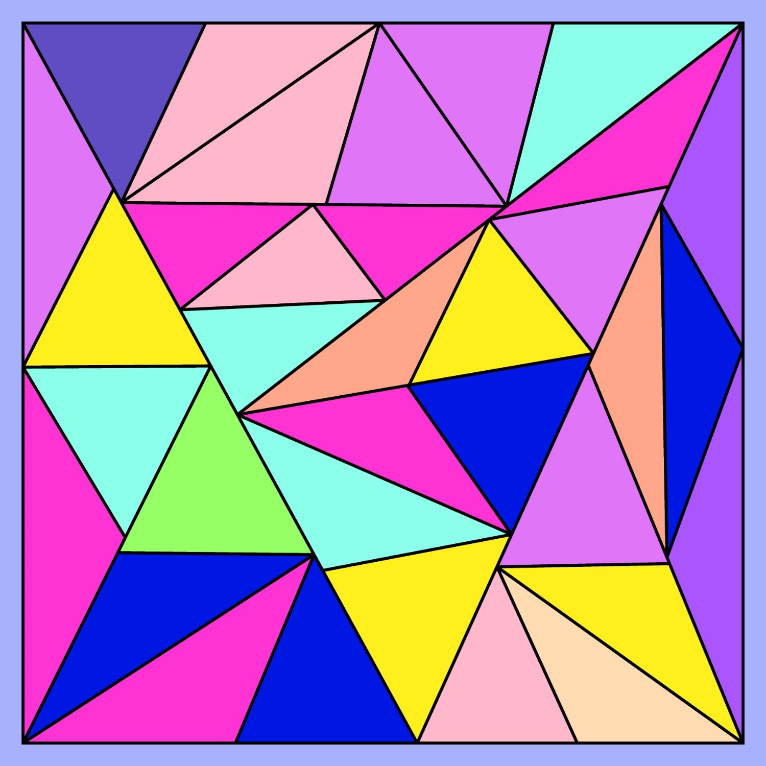Solve 34 Triangles jigsaw puzzle online with 400 pieces