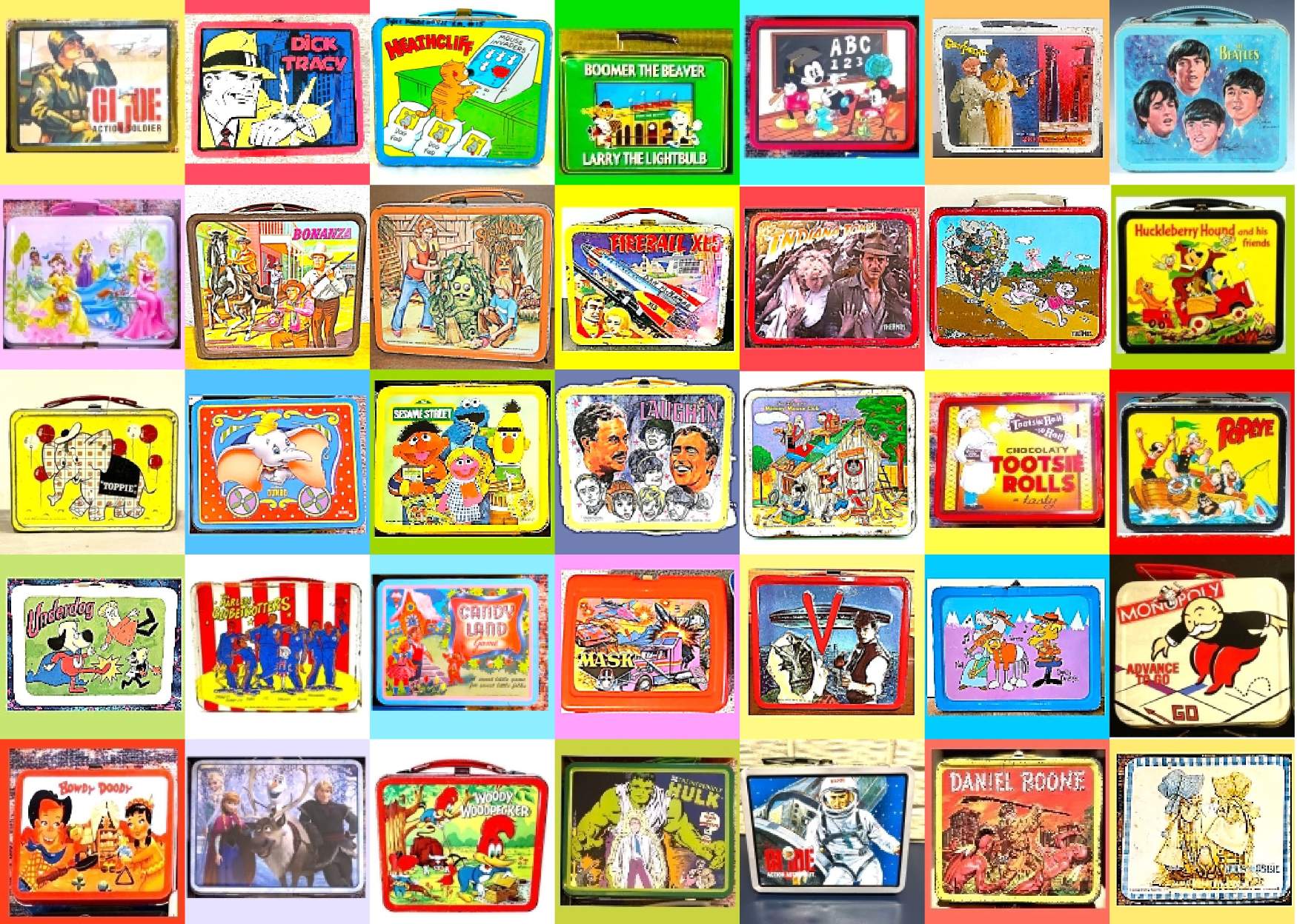 Solve LUNCH BOXES jigsaw puzzle online with 140 pieces