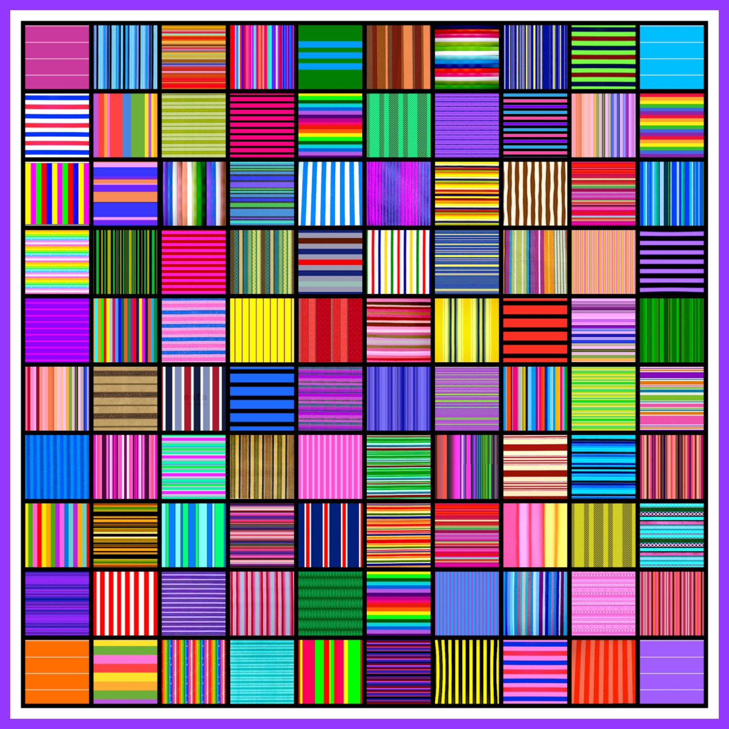 Solve All Stripes, No Stars! (medium) jigsaw puzzle online with 100 pieces