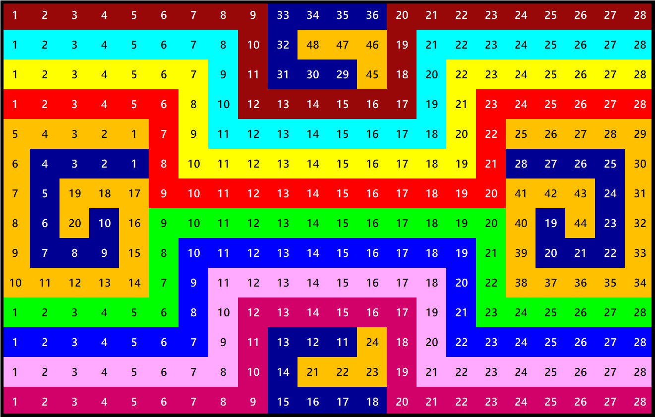 Solve Number 1531 forbidden centers 308 jigsaw puzzle online with 308 ...