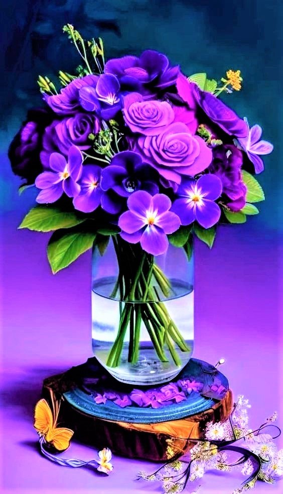 Solve Purple jigsaw puzzle online with 45 pieces