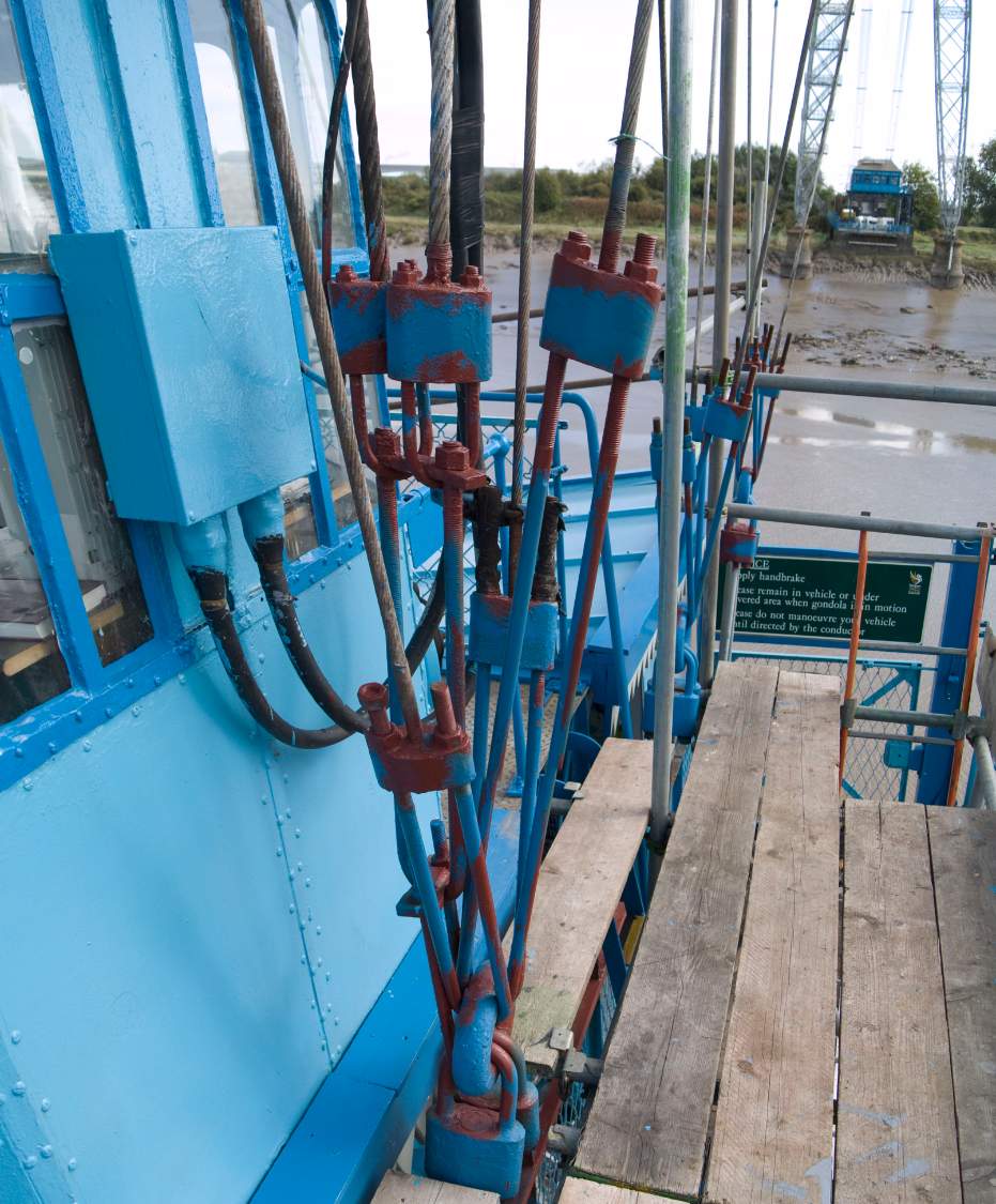 Solve south wales 1-10-09 Newport transporter bridge gondola cable ...
