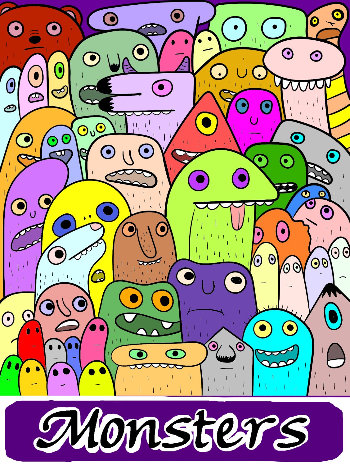 Solve Monsters jigsaw puzzle online with 594 pieces