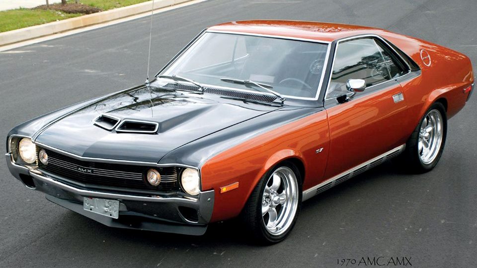 Solve 1970 AMC AMX jigsaw puzzle online with 112 pieces