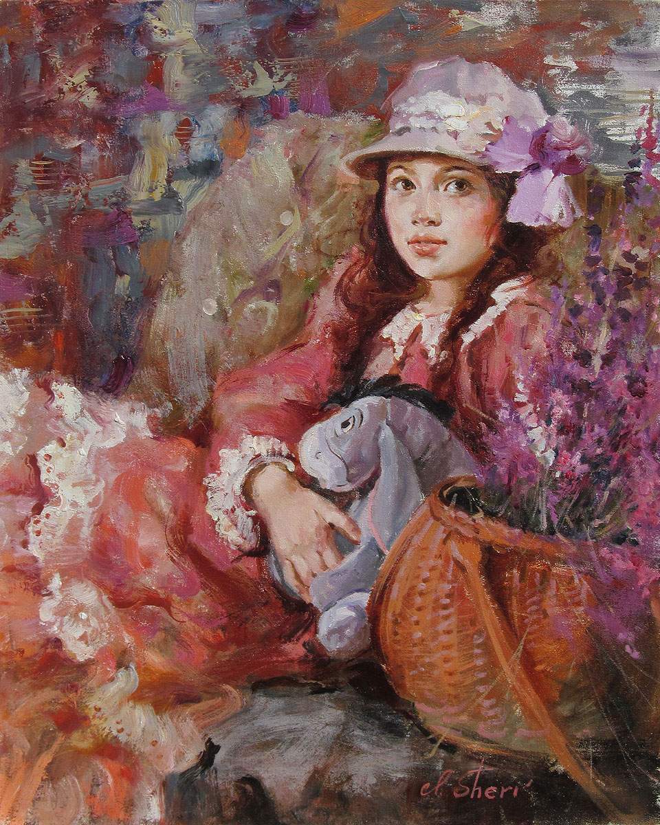 Solve Irene Sheri Art - A Cozy Moment! jigsaw puzzle online with 208 pieces