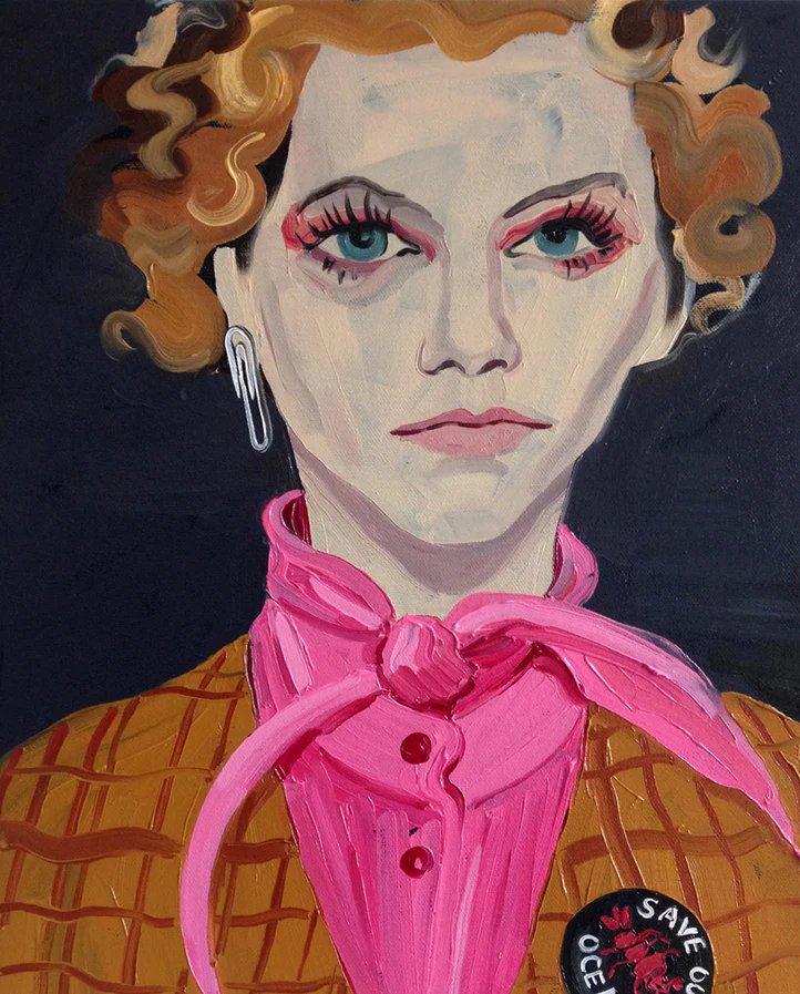 Solve Gill Button Artwork - 'Fashion Illustration' (2) jigsaw puzzle ...