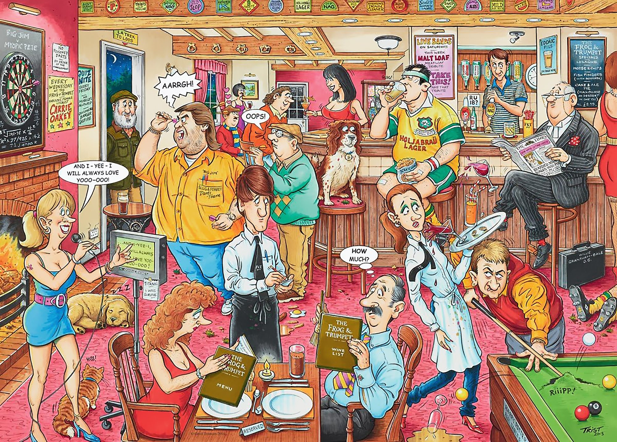 Jigsaw Puzzle | 352 pieces | The Country Pub | Jigidi