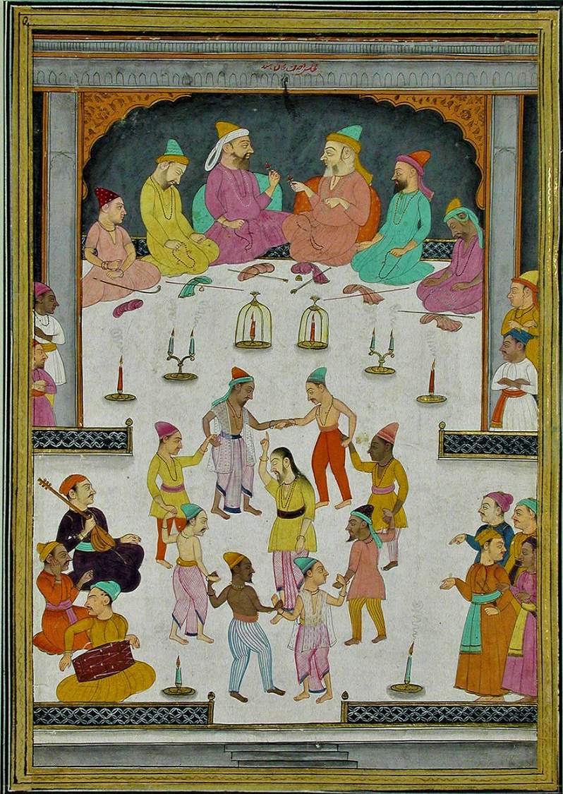 Solve Title: Gathering of Sufi Shaikhs of Indian (originally "Ecstatic ...