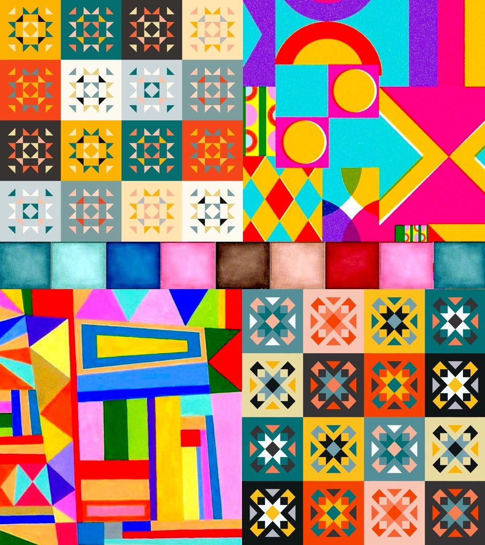 Solve Shapes Mashup jigsaw puzzle online with 132 pieces