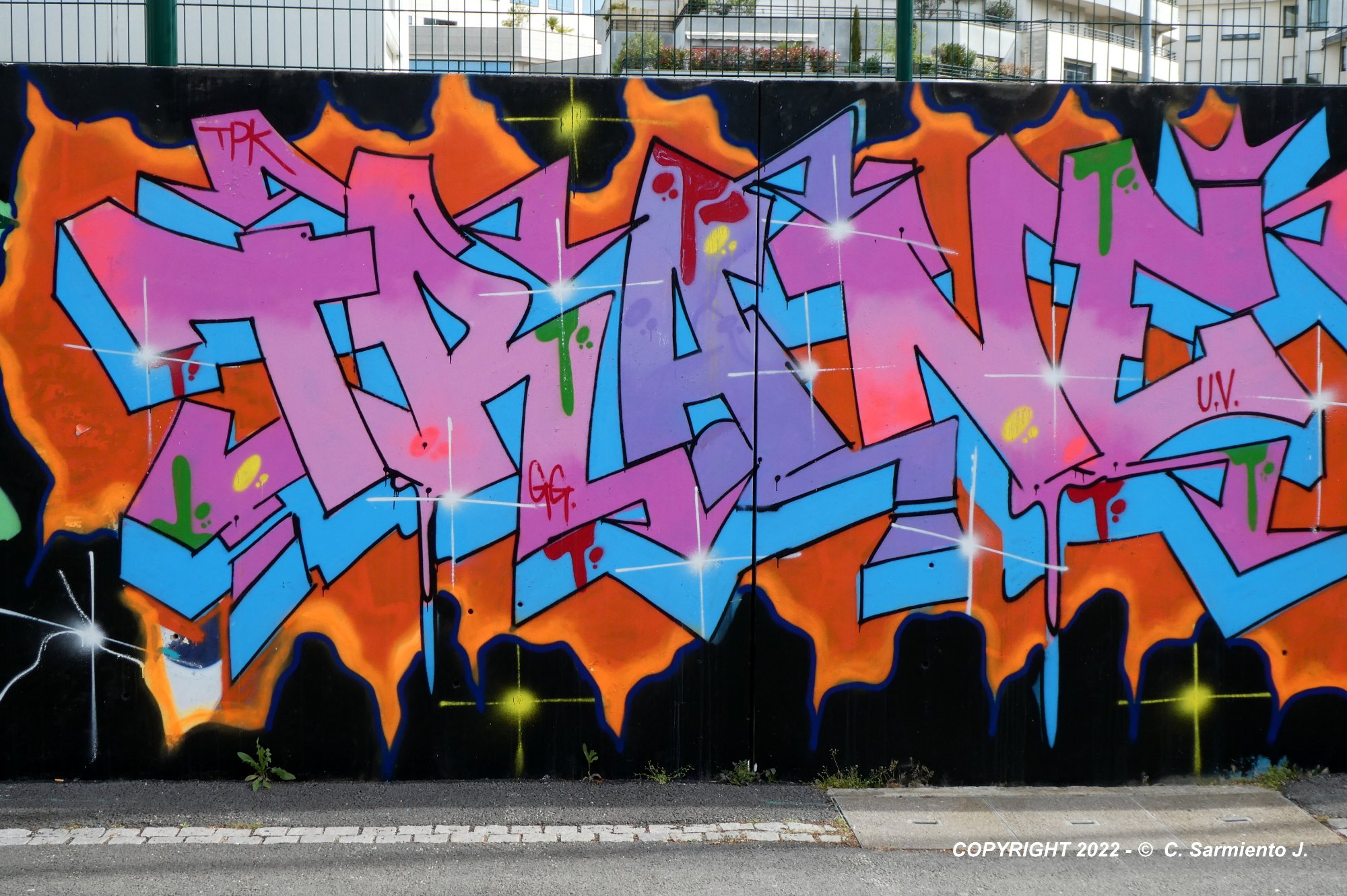 Solve STREET GRAFFITI - TAGS jigsaw puzzle online with 400 pieces