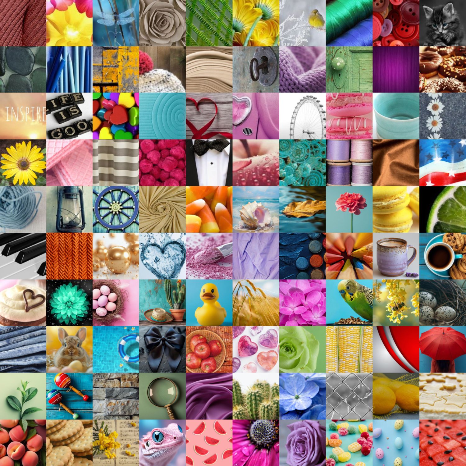 Solve Collage 3572 10x10 jigsaw puzzle online with 100 pieces