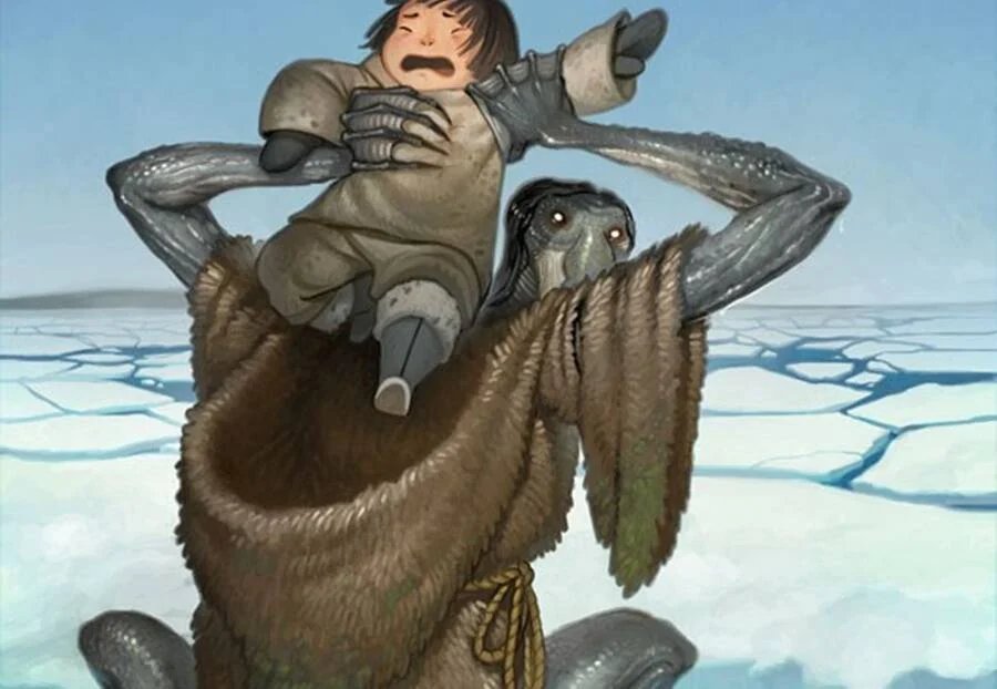 Solve Terrifying Creatures From Native American Folklore The Inuit Sea Monster, The Qalupalik ...