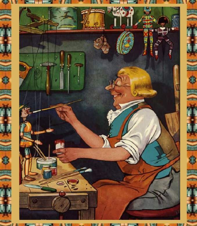 Solve Pinocchio jigsaw puzzle online with 42 pieces