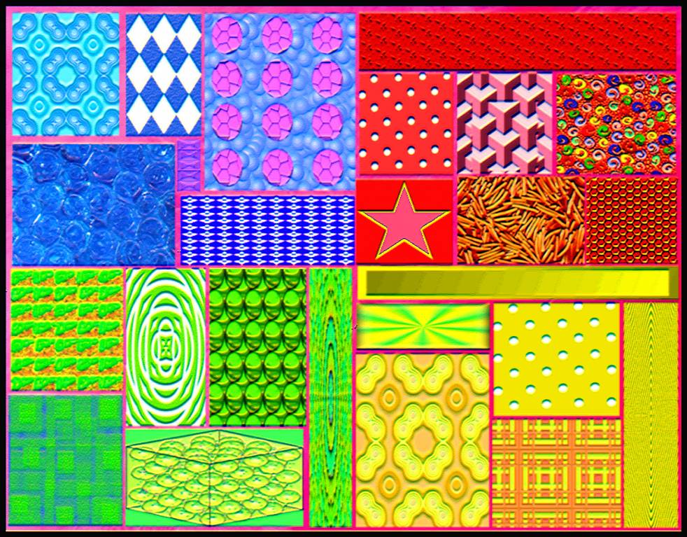 Solve VARIATIONS ON A FOUR PART THEME! jigsaw puzzle online with 285 pieces