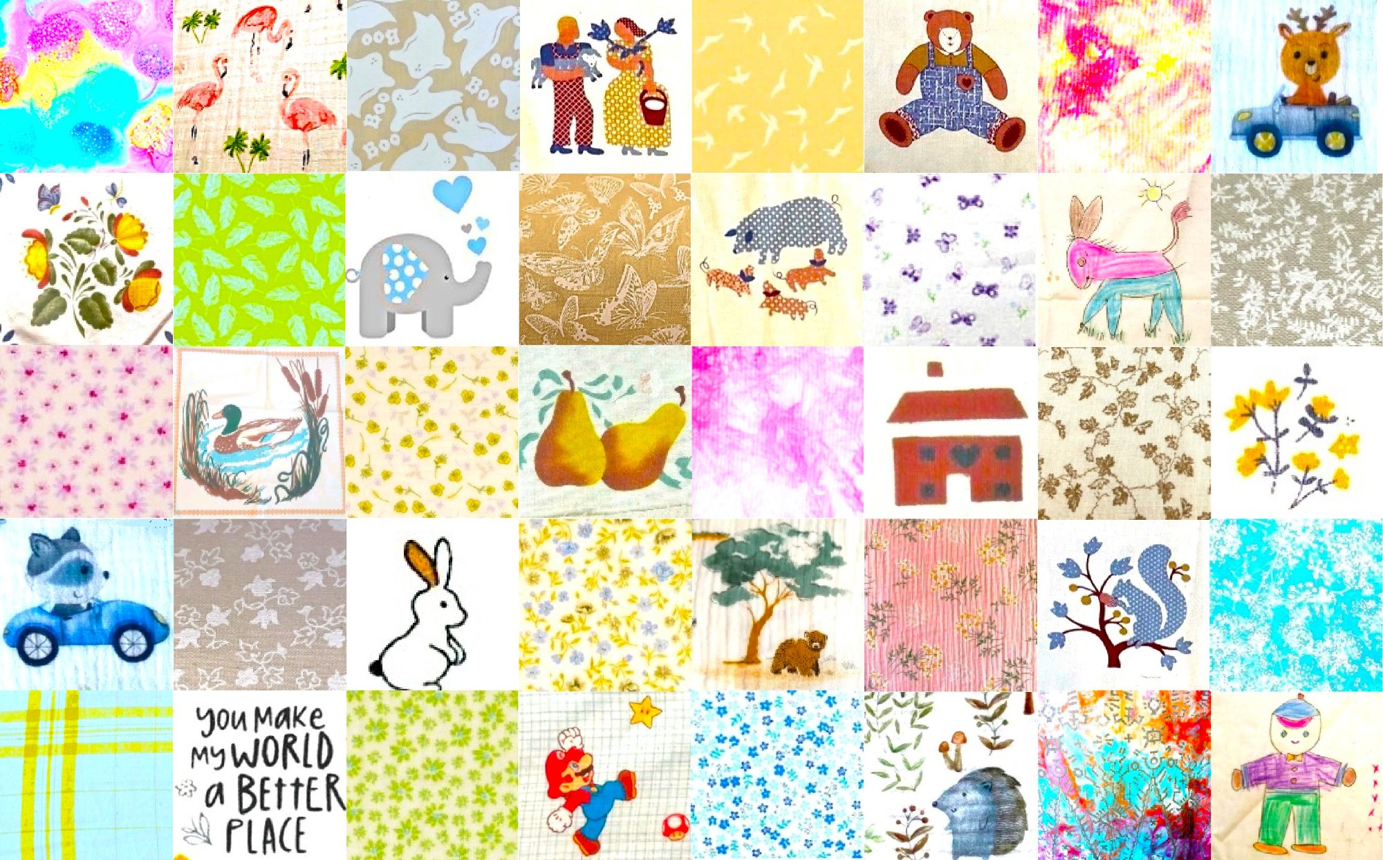 Jigsaw Puzzle | 252 pieces | PATCHWORK MUSLIN 12 | Jigidi