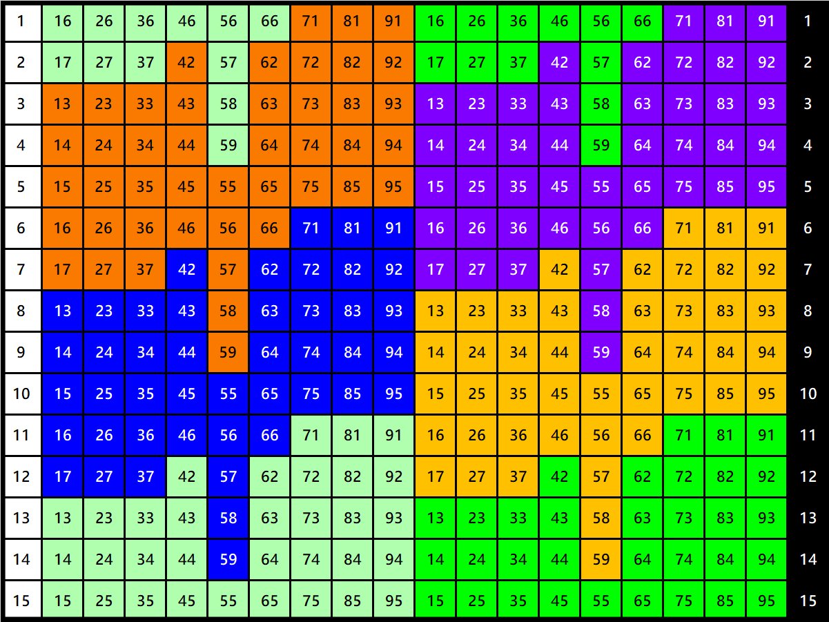 Solve Number 1294 tessellation 300 jigsaw puzzle online with 300 pieces